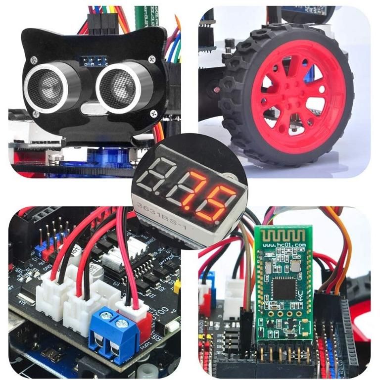 OSOYOO Model 3 Robot Car DIY Starter Kit for Arduino | Remote Control ...