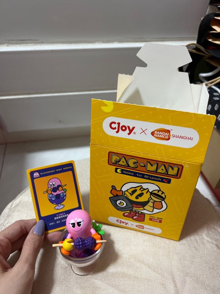 Pac Man Popmart - Pinky, Hobbies & Toys, Toys & Games on Carousell