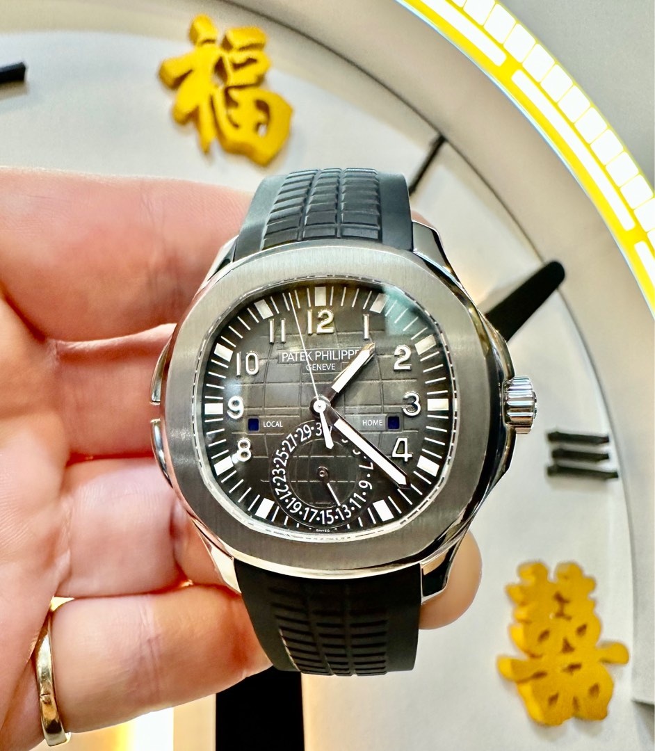 Patek Philippe 5164a aquanaut travel time, Luxury, Watches on Carousell