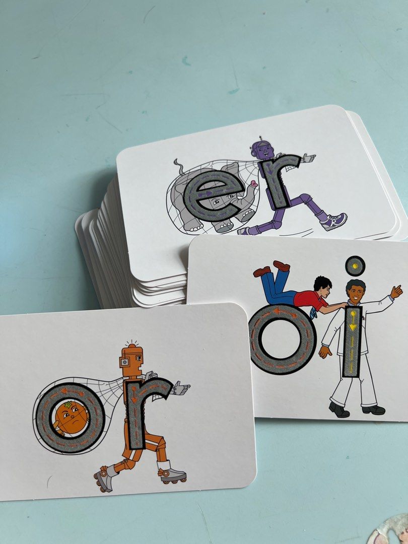 Phonics Touch and Spell Flashcard, Hobbies & Toys, Toys & Games on ...