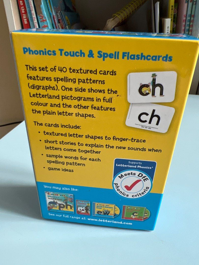 Phonics Touch and Spell Flashcard, Hobbies & Toys, Toys & Games on ...