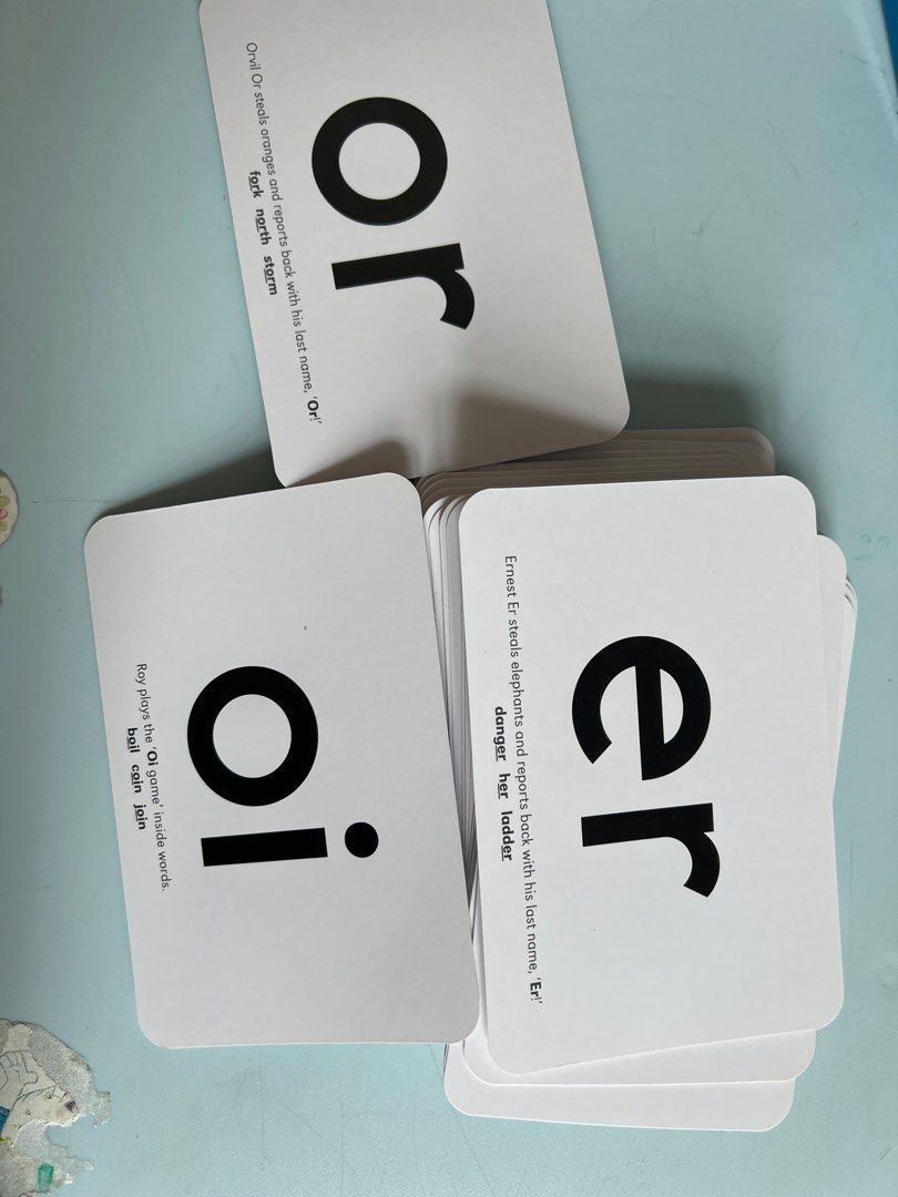 Phonics Touch and Spell Flashcard, Hobbies & Toys, Toys & Games on ...