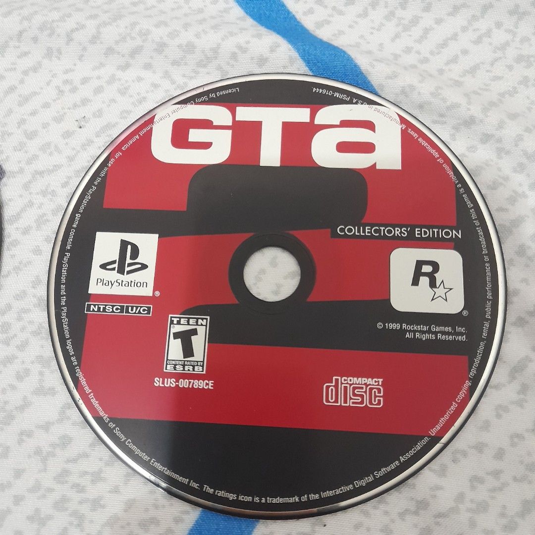 Playstation 1 GTA Collector's Edition PS1 Grand theft auto, Video ...