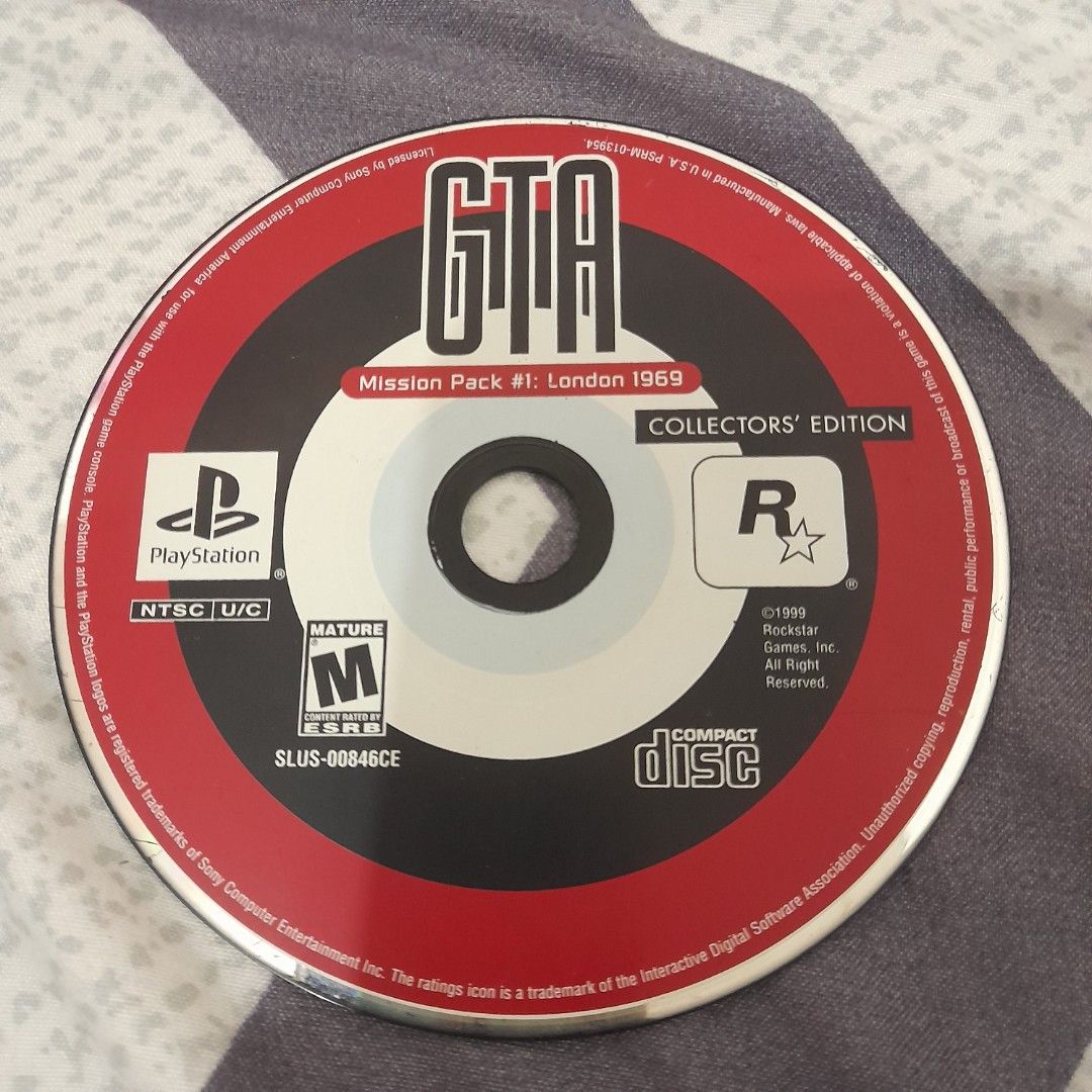 Playstation 1 GTA Collector's Edition PS1 Grand theft auto, Video ...