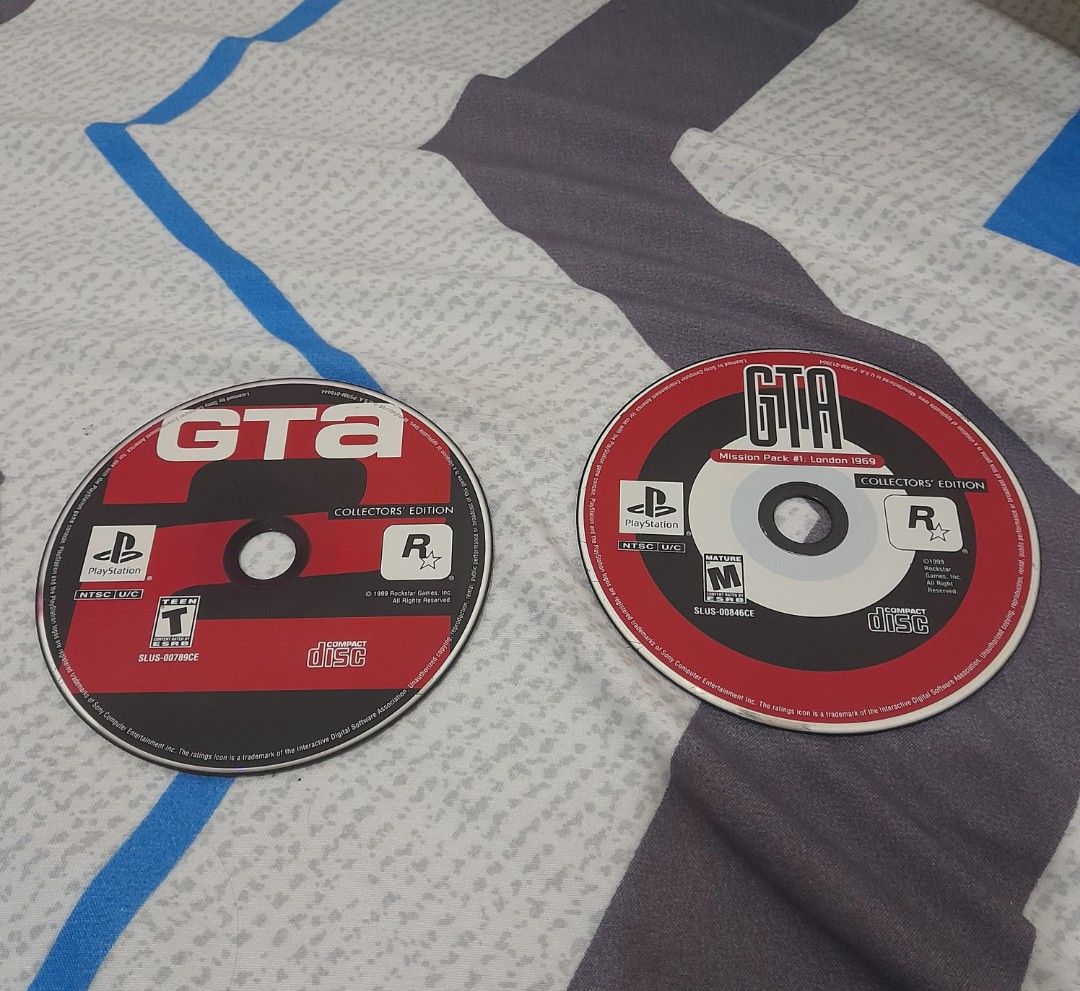 Playstation 1 GTA Collector's Edition PS1 Grand theft auto, Video ...