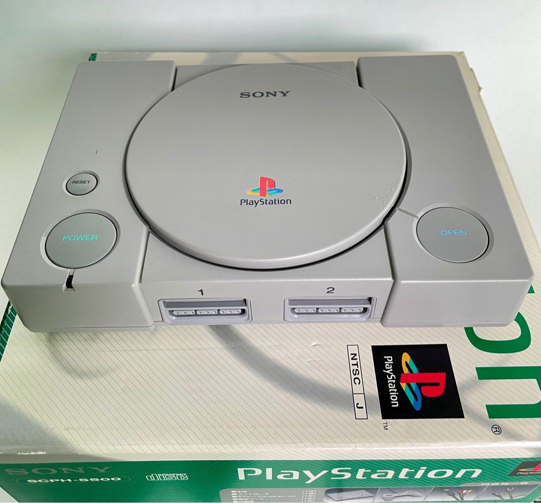 PLAYSTATION 1 (JAPAN) NTSC-J (SCPH-5500), Video Gaming, Video Game ...