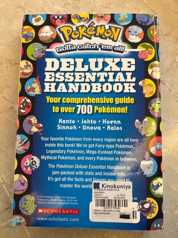 Pokemon Deluxe Essential Handbook, Hobbies & Toys, Books & Magazines ...