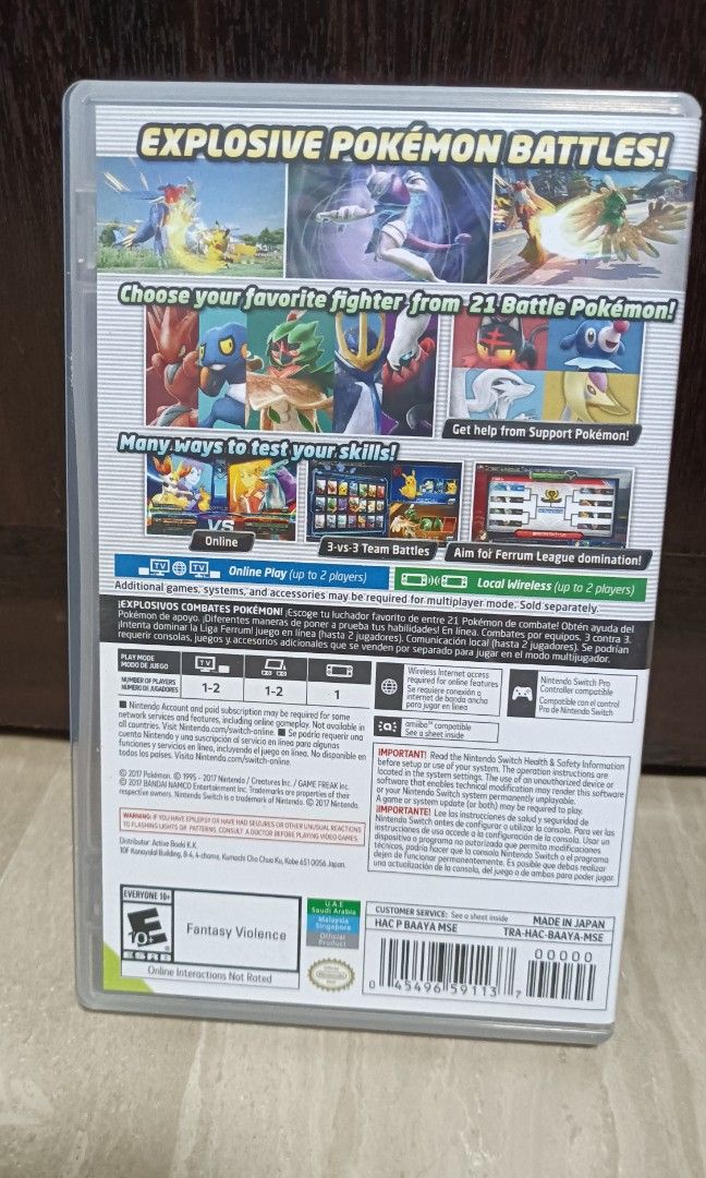Pokemon Pokken Tournament DX_Switch Game, Video Gaming, Video Game ...