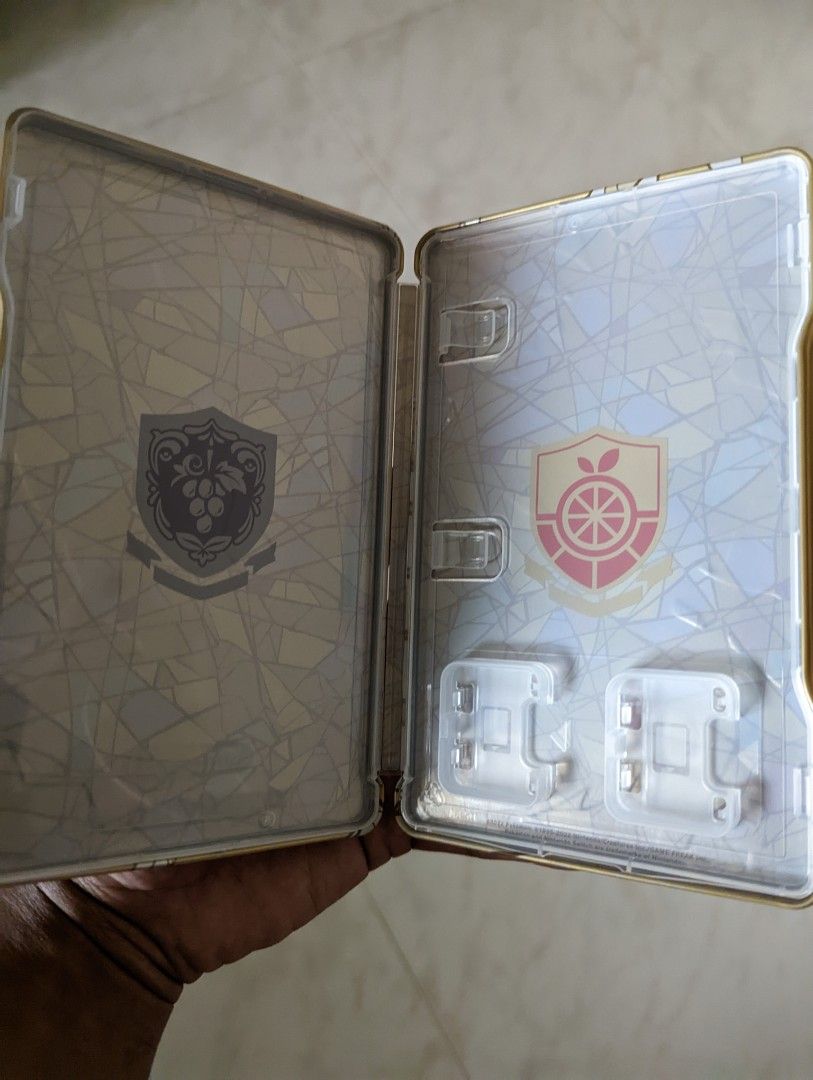 Pokemon scarlet and violet steel book gold, Hobbies & Toys, Toys ...