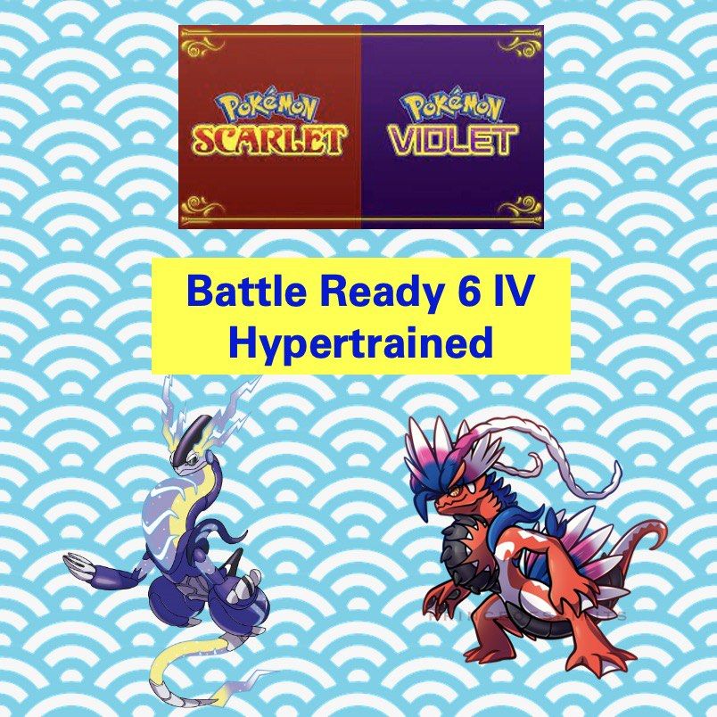 Pokemon Scarlet/Violet 6 IV Miradon/Koraidon, Video Gaming, Video Games ...