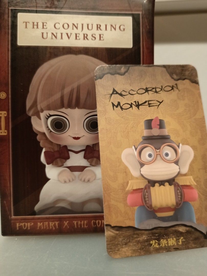 Popmart Accordion Monkey, Hobbies & Toys, Toys & Games on Carousell