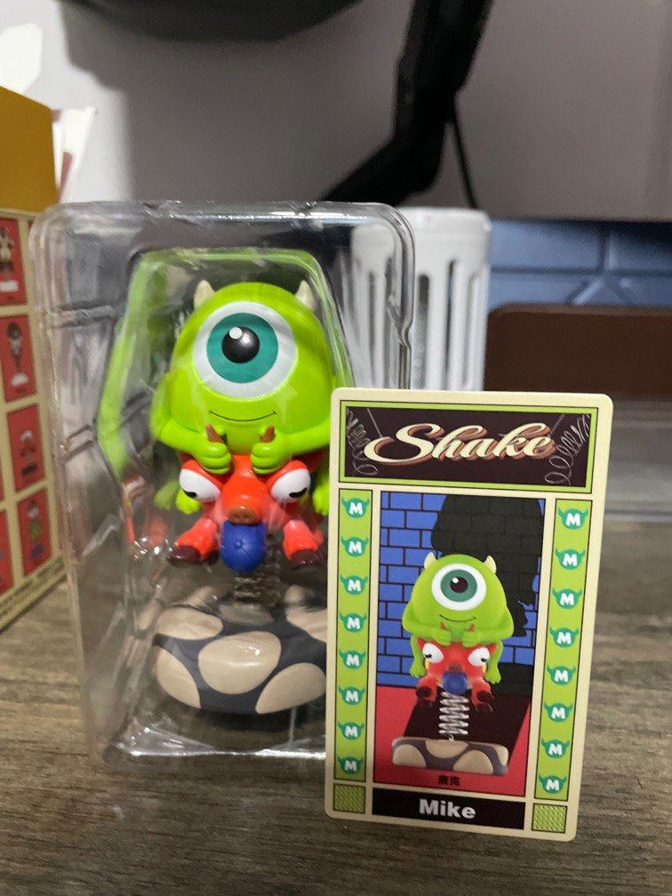 Popmart Pixar Shake series ( Mike), Hobbies & Toys, Toys & Games on ...