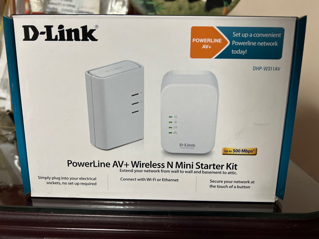 PowerLine AV+ Wireless N Mini Starter Kit, Computers & Tech, Parts ...