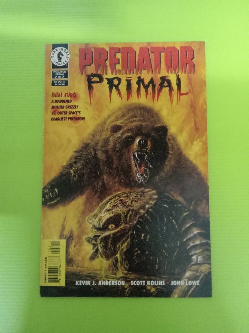 Predator: Primal #2 ( Bob Egleton - Cover Art ) Dark Horse Comics, Hobbies & Toys, Books ...