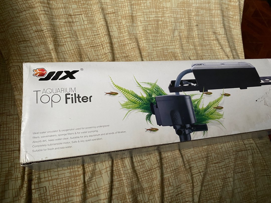 Preloved Aquarium Top Filter (JIX-368F), Pet Supplies, Homes & Other Pet Accessories on Carousell