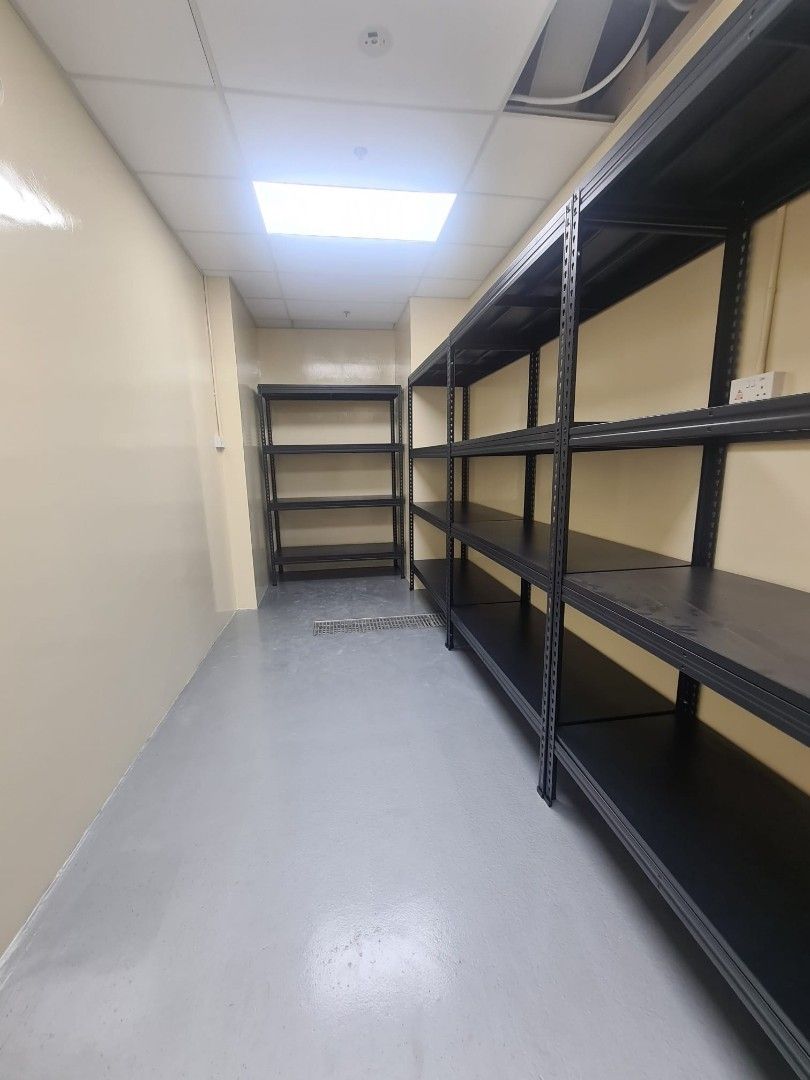 Premium Black Metal Boltless Rack, Metal Storage Rack,HDB, Condo, PVC ...