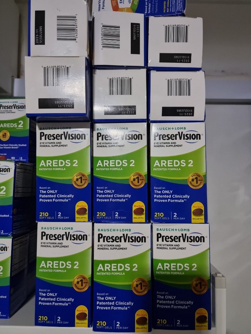 PRESERVISION AREDS 2 ,210 SOFTGELS, Health & Nutrition, Health ...