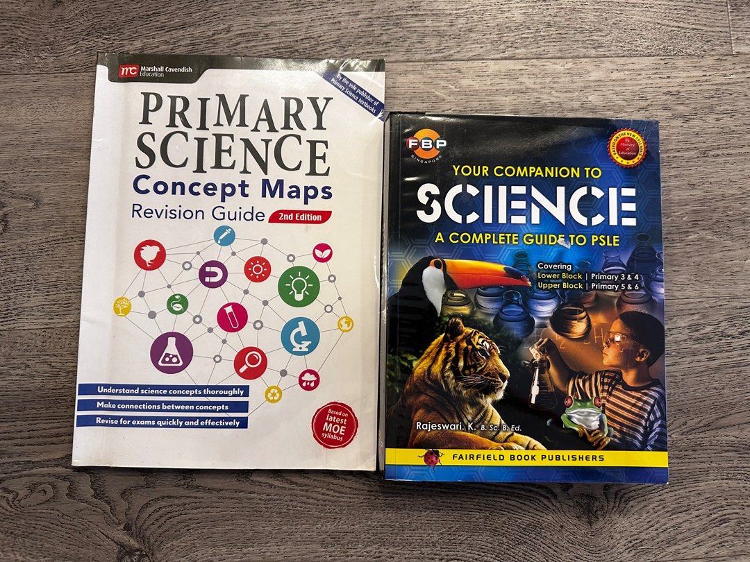 Primary school textbook revision guide handbook Math Science Social ...