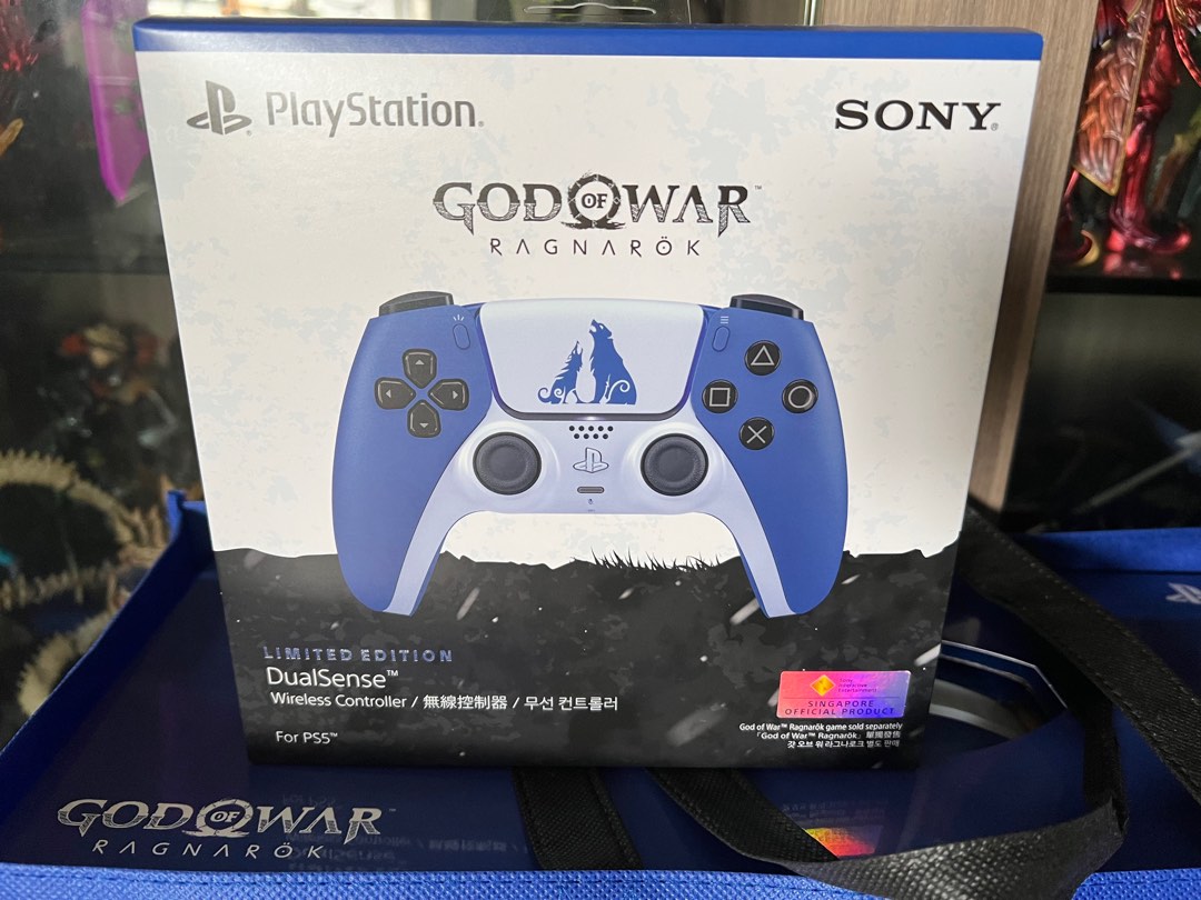 PS5 Playstation 5 Dualsense Controller God of War GOW Limited Edition, Video Gaming, Gaming ...