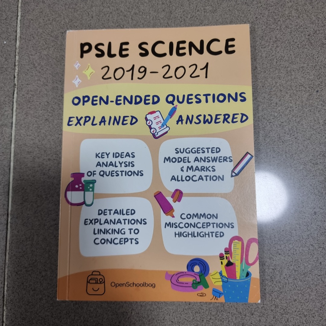 PSLE Science 2019-2021 Open-Ended Questions Explained Answered, Hobbies ...