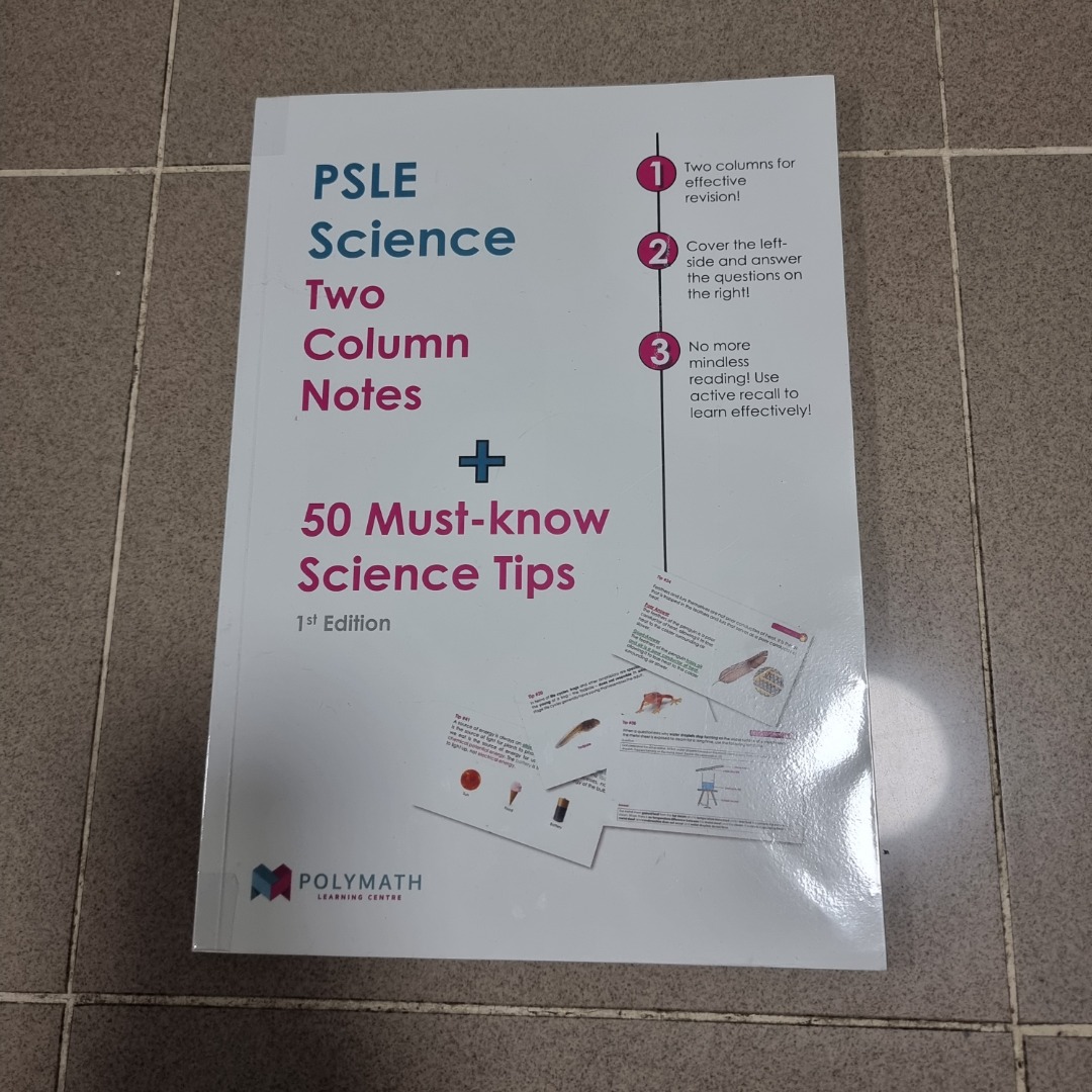 PSLE Science Two Column Notes, Hobbies & Toys, Books & Magazines ...