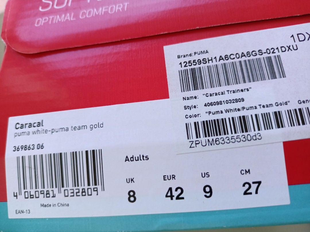 Puma White Caracal, Men's Fashion, Footwear, Sneakers on Carousell