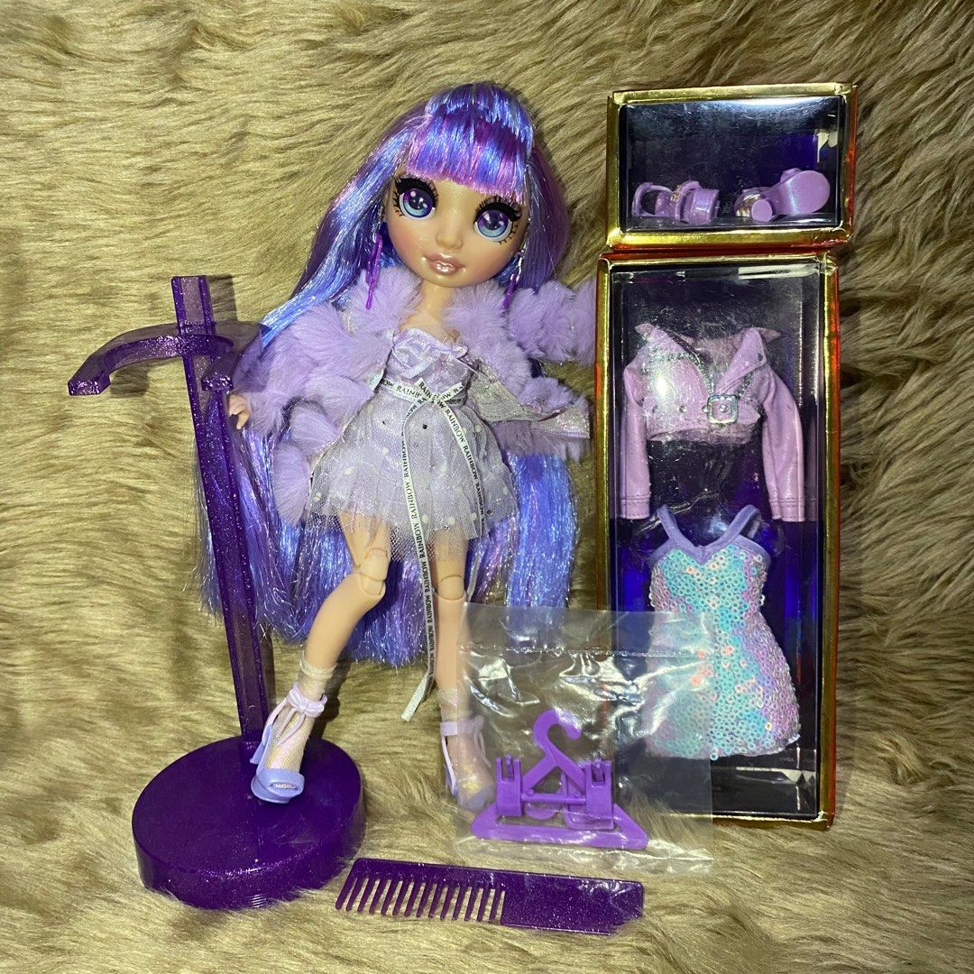 Rainbow High Doll Violet Willow Wave 1 with Complete Accessories ...