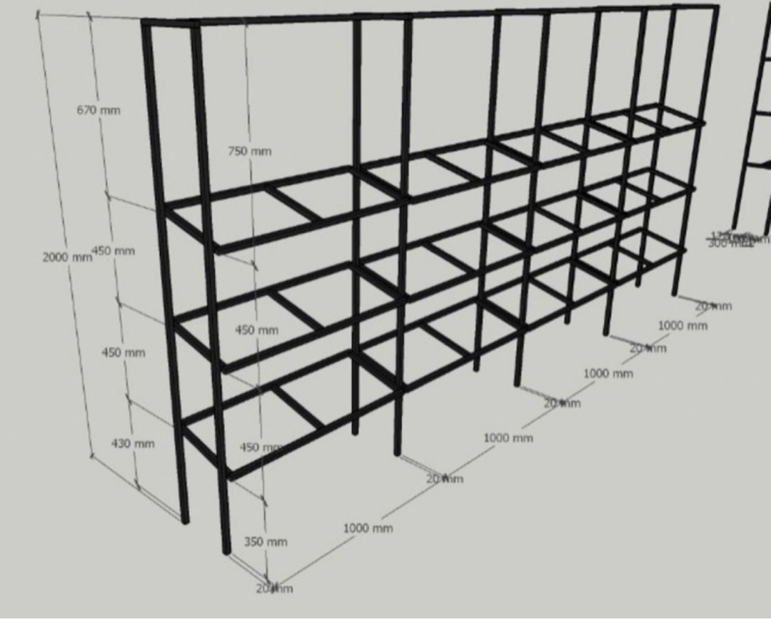 Rak display toko buah, Kitchen & Appliances di Carousell