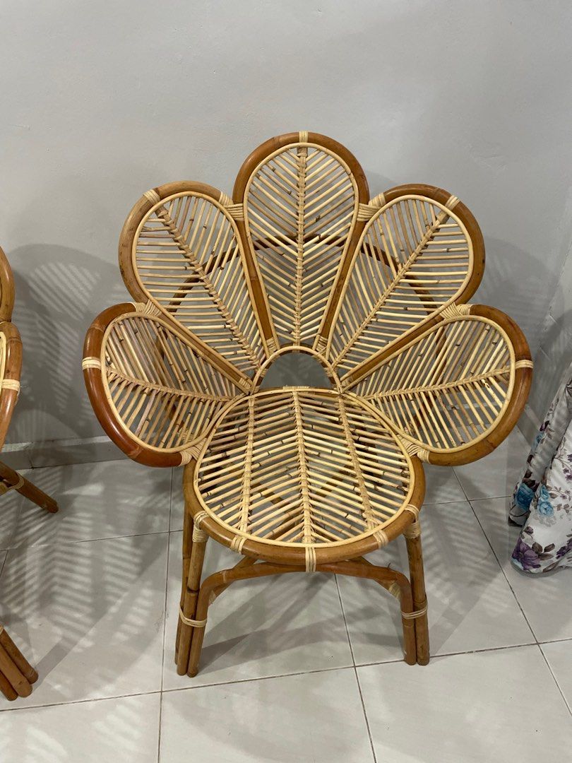 RENTAL Rattan Chair Kerusi Rotan Pelamin Minimalist Minimalis Wedding ...