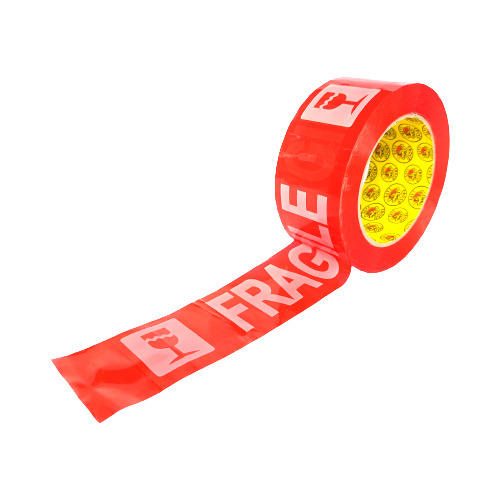 Red Fragile Packaging Tape Croco Brand 2 x 100 Meters, Commercial ...