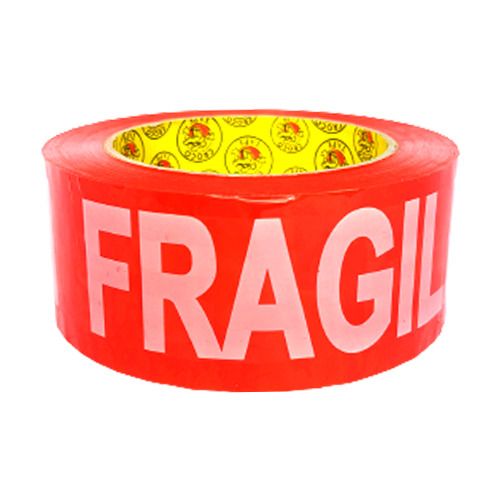 Red Fragile Packaging Tape Croco Brand 2 x 100 Meters, Commercial ...