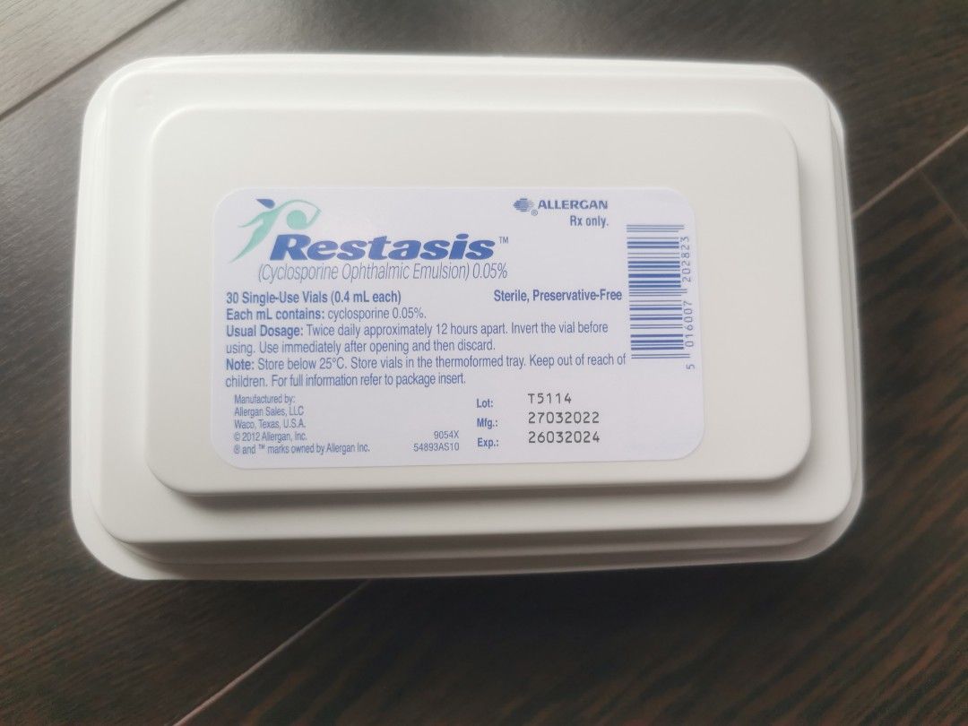 Restasis Eye Drops (for dry eye), Beauty & Personal Care, Vision Care ...
