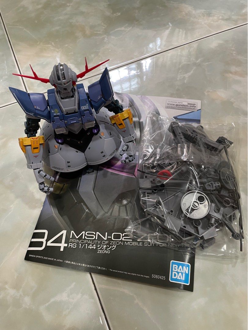 RG Zeong Gundam, Hobbies & Toys, Toys & Games on Carousell
