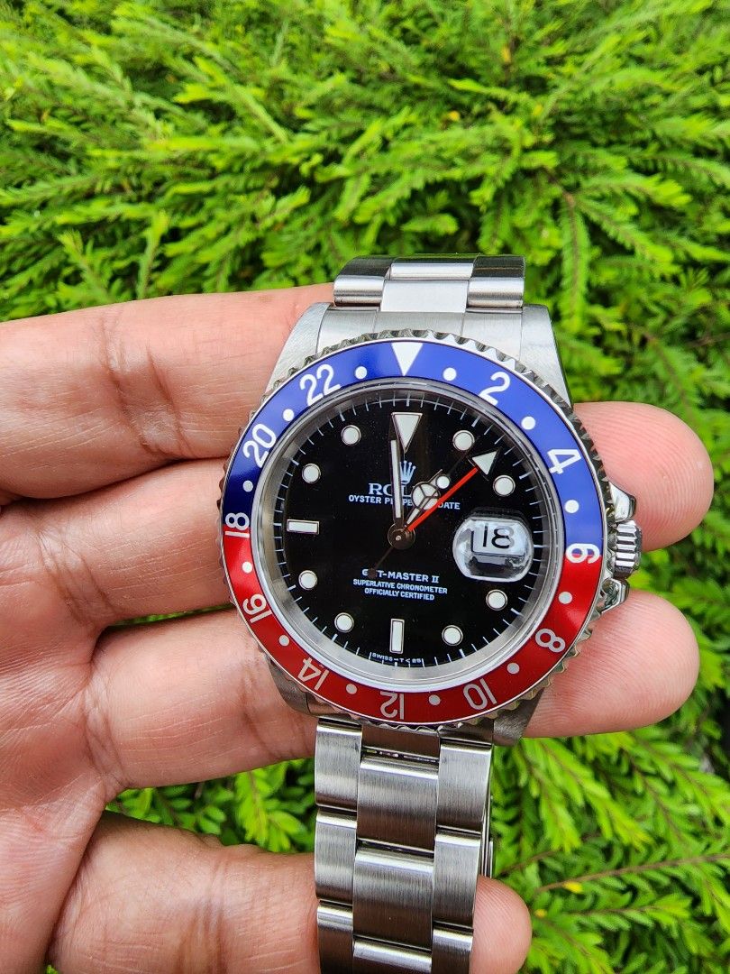 Rolex 16710 Pepsi with Cert, Luxury, Watches on Carousell