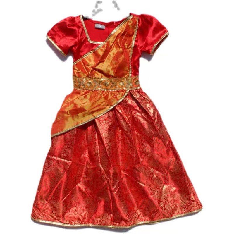 Saree For Kids Indian Deepavali Costume, Babies & Kids, Babies & Kids ...