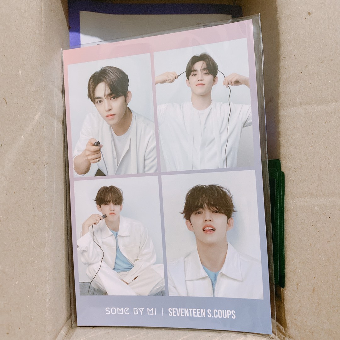 SCOUPS Some by mi 4-cut - Seungcheol with Real Cica Calming Care Mask ...