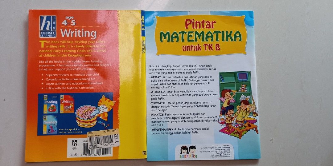 [SET DAPAT 2] Activity Book Kindergarten TKB Writing, Buku & Alat Tulis ...