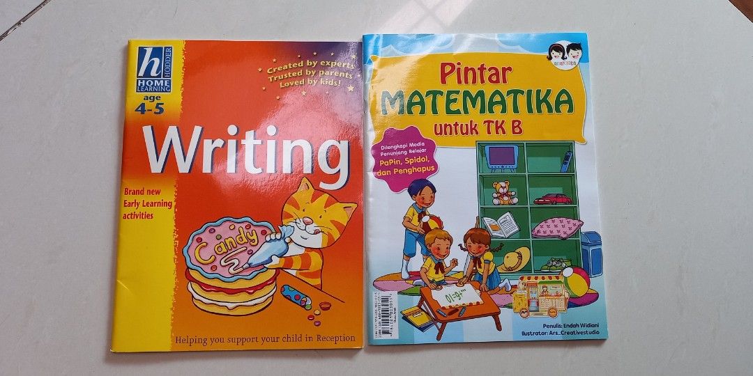 [SET DAPAT 2] Activity Book Kindergarten TKB Writing, Buku & Alat Tulis ...