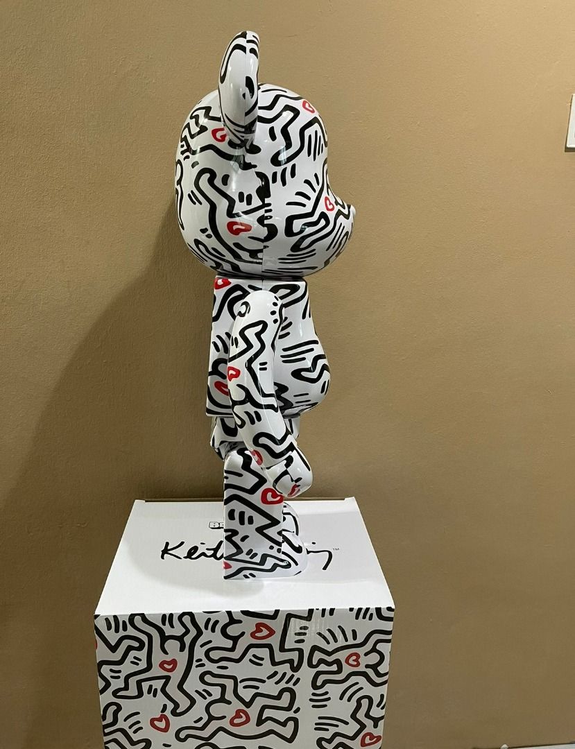 SG Ready Stock! Keith Haring #8 1000% Bearbrick, Hobbies & Toys, Toys ...