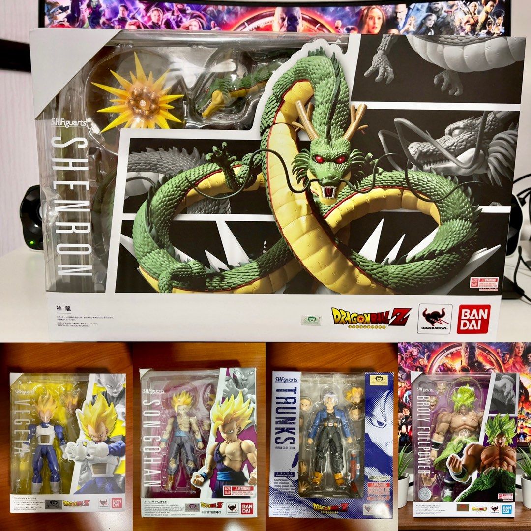 SHF S.H.Figuarts Broly, SHF Son Gohan Super Saiyan, SHF Vegeta Super ...