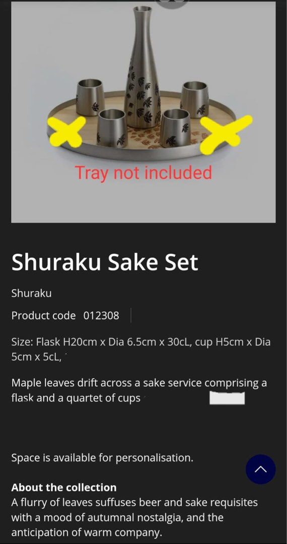 Royal Selangor Shuraku Sake Set, Furniture & Home Living, Kitchenware ...