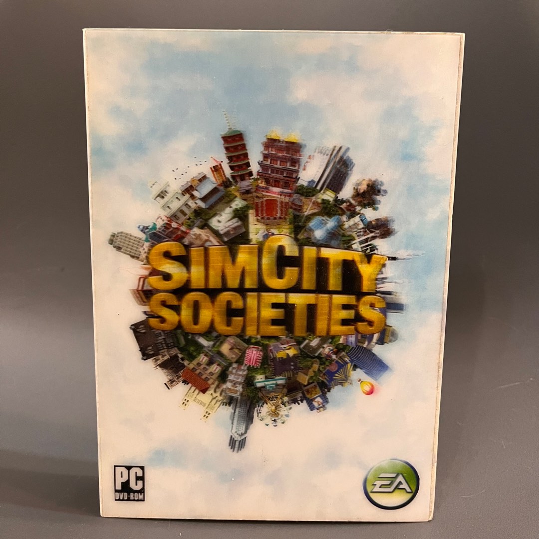 模擬城市SimCity Societies PC game 電腦game碟, 電子遊戲, 電子遊戲機, 其他 - Carousell
