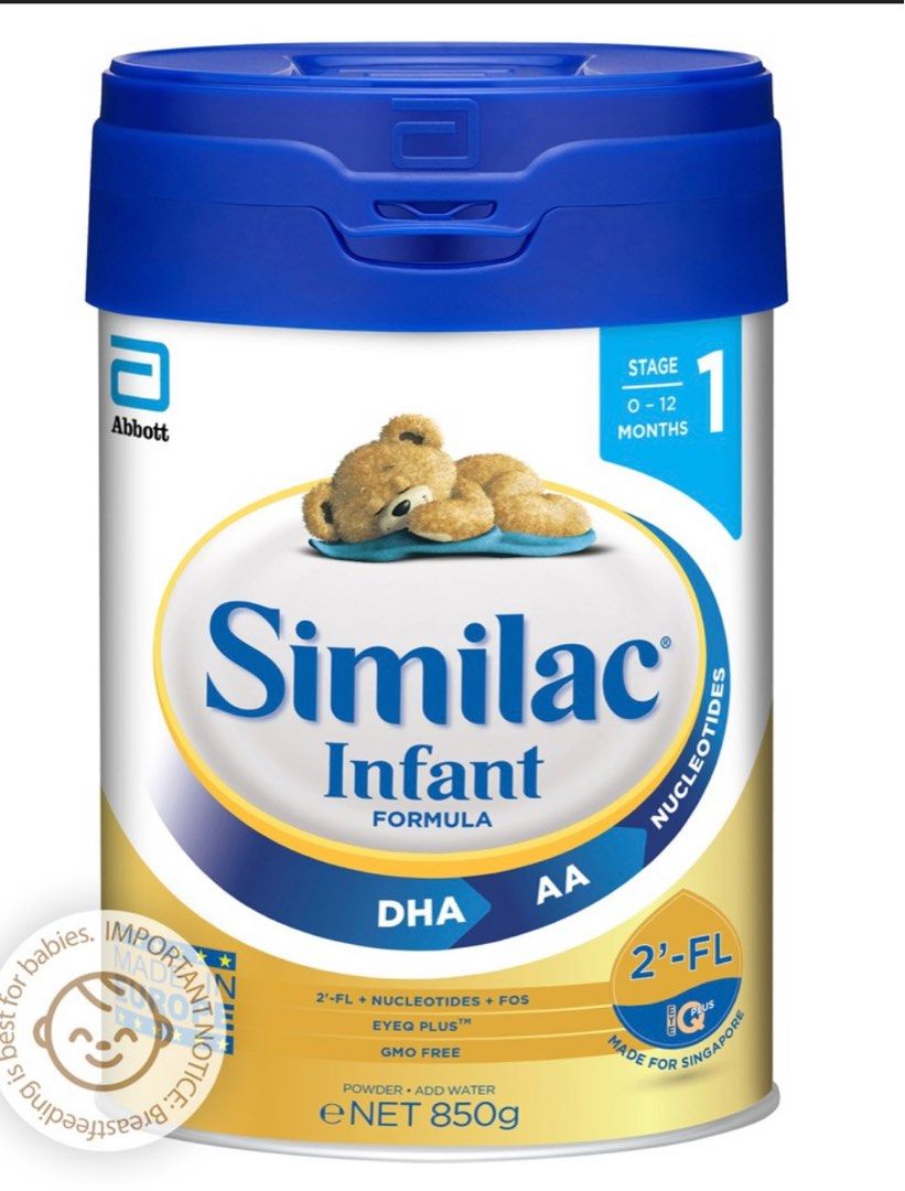Similac 2FL Infant Formula Stage 1 , 850g, Babies & Kids, Nursing ...