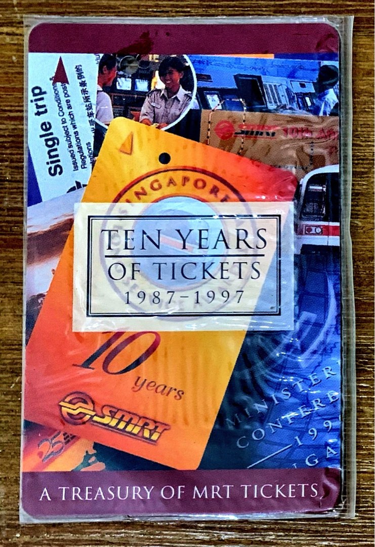 [01/07/2023] Singapore MRT Commemorative Ticket (Mint Condition ...