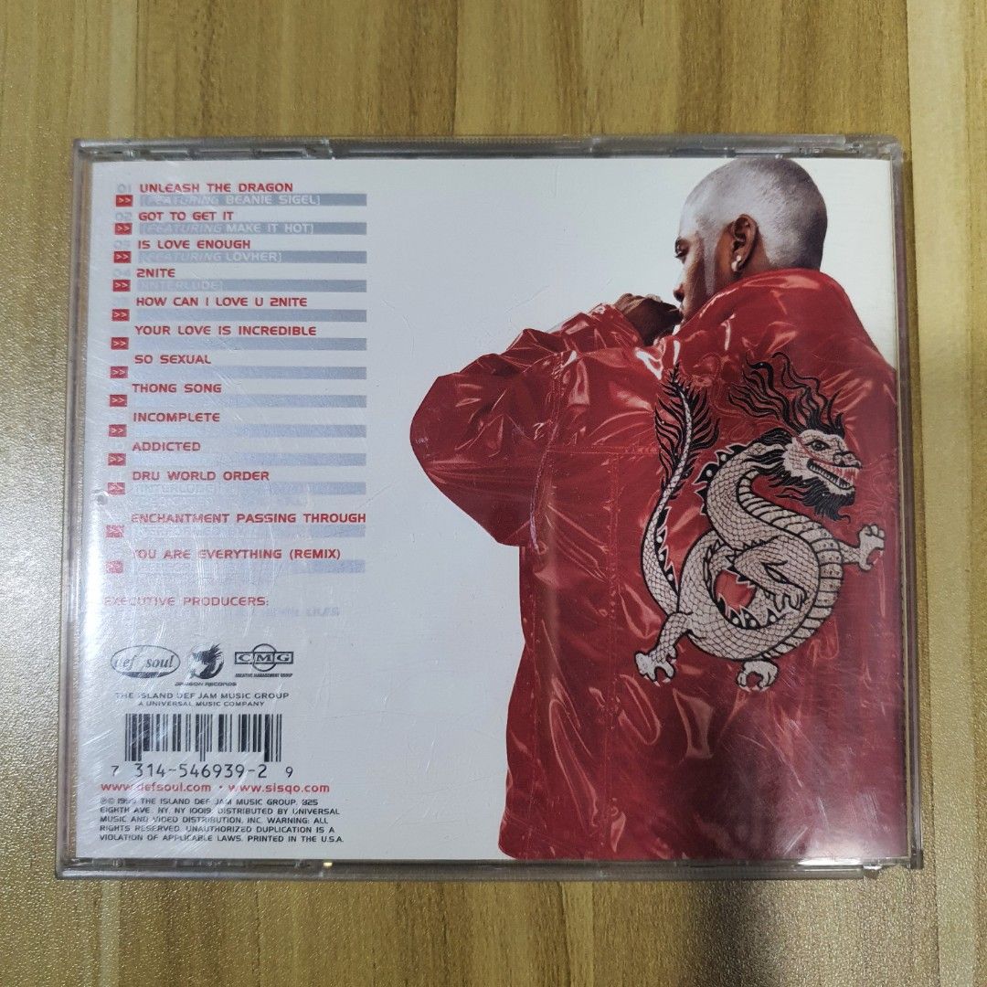 Sisqo - Unleash the Dragon - CD Mint, Hobbies & Toys, Music & Media ...