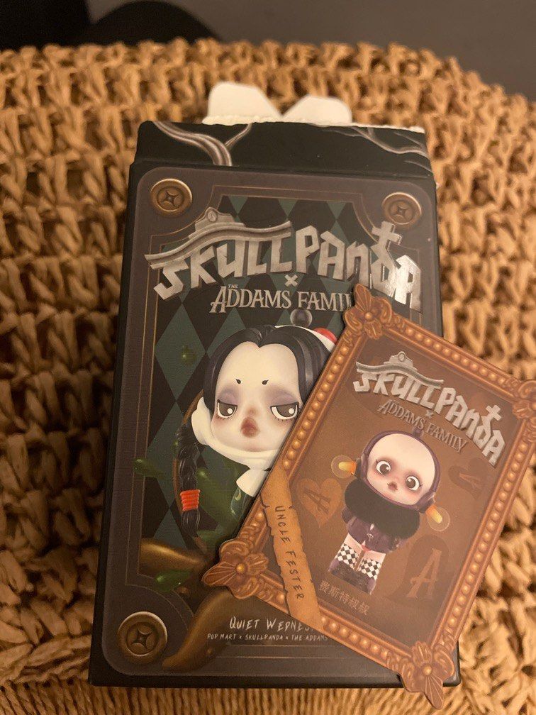 SkullPanda Addams Family, Hobbies & Toys, Toys & Games on Carousell
