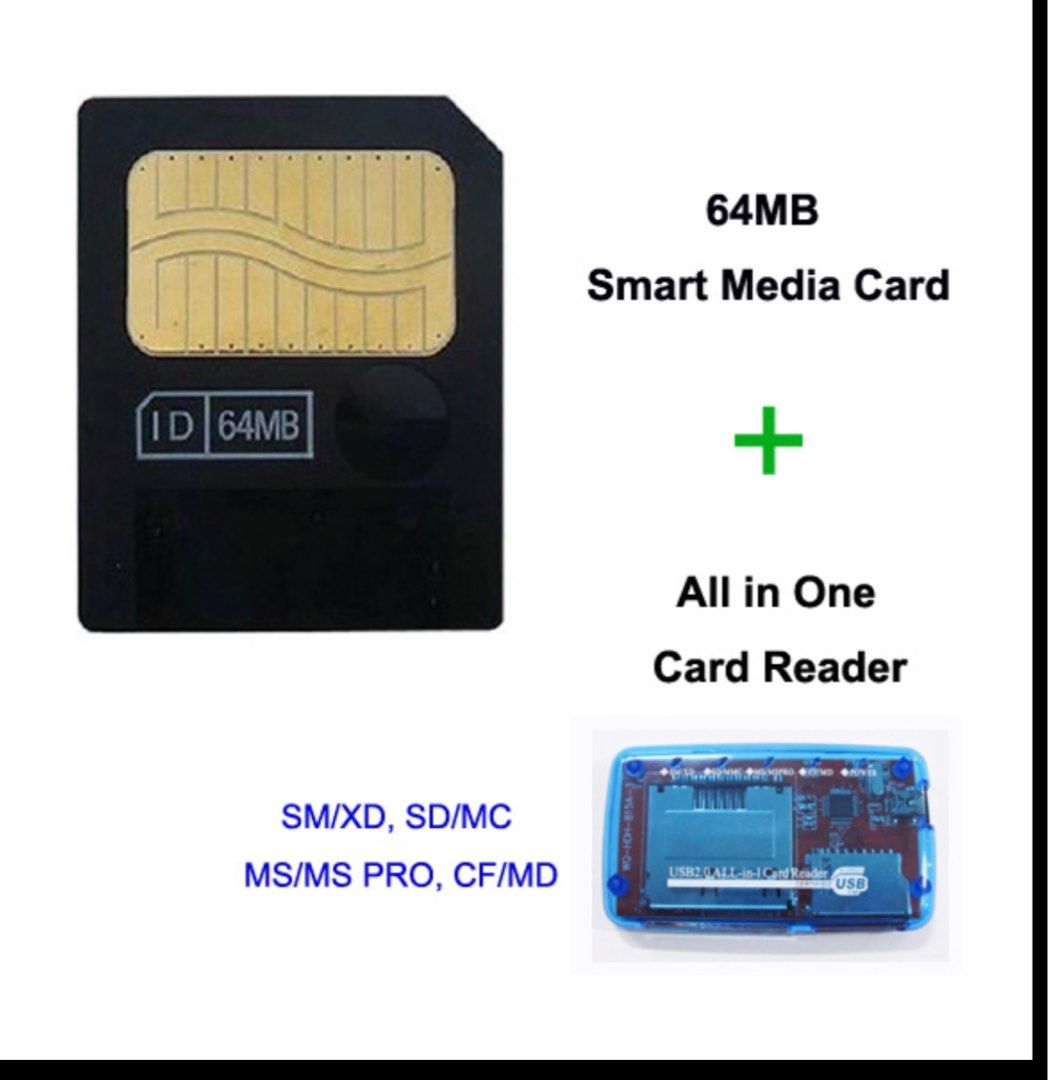 Smart Media 64MB SmartMedia Card SM Flash Memory 64M Storage Card 智能媒體SM卡, 電腦＆科技, 商務用科技產品 ...