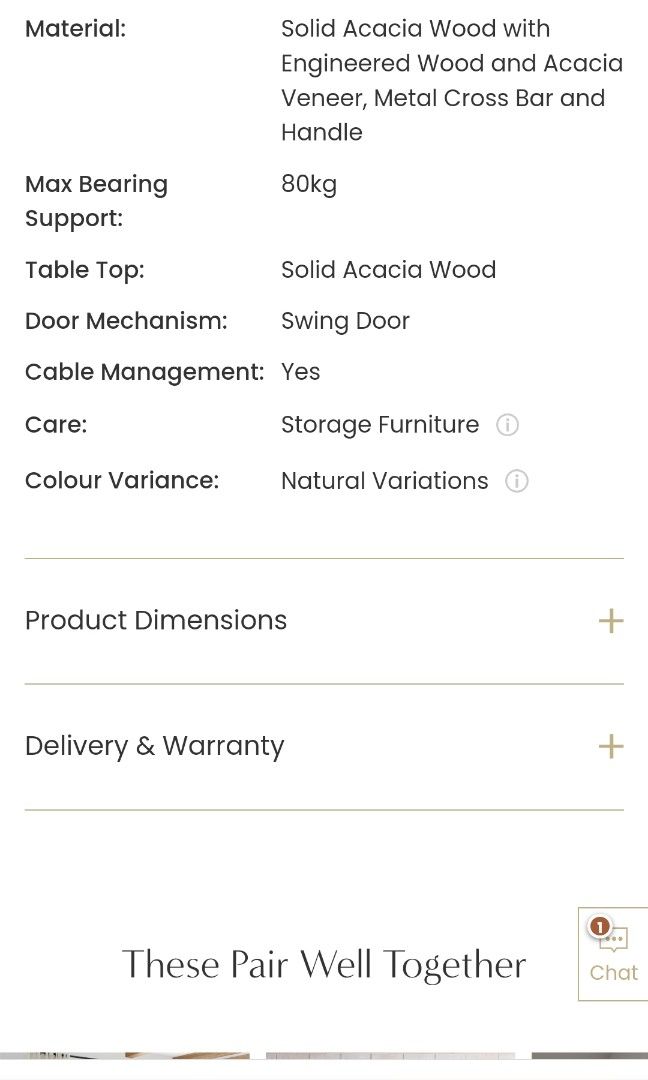 Solid Wood TV Console Casterly Miles, Furniture & Home Living ...
