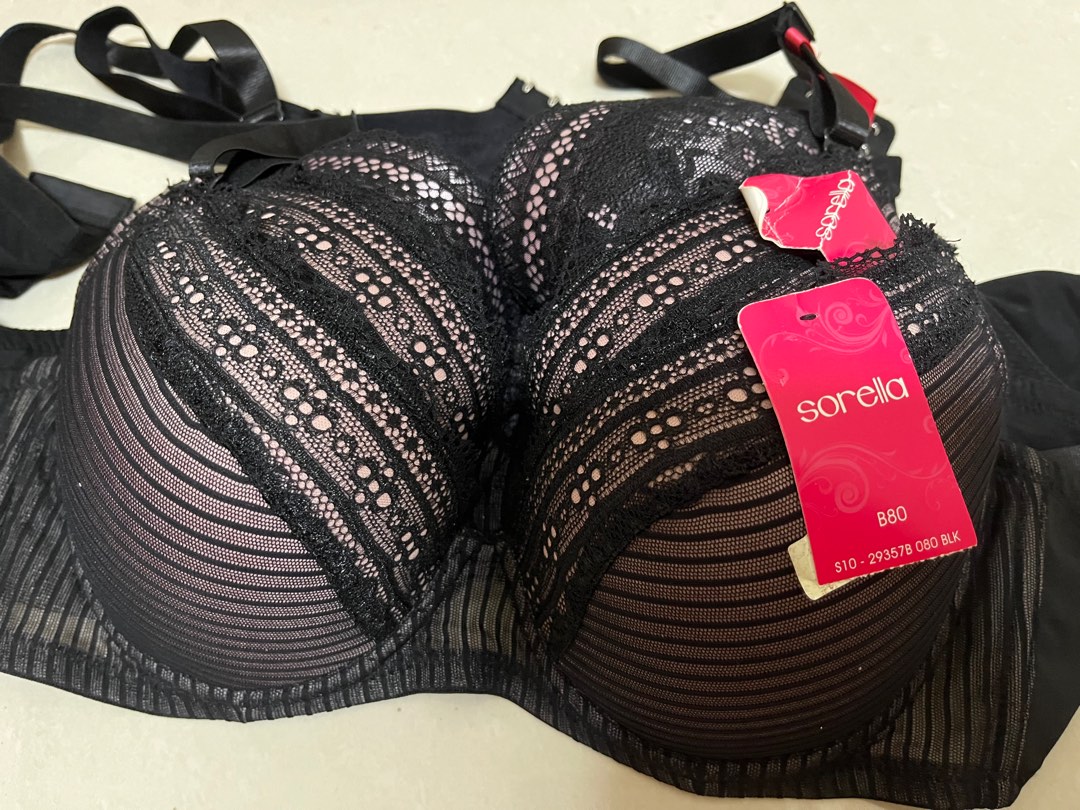 Sorella Lace Bra B80, Women's Fashion, New Undergarments & Loungewear on Carousell