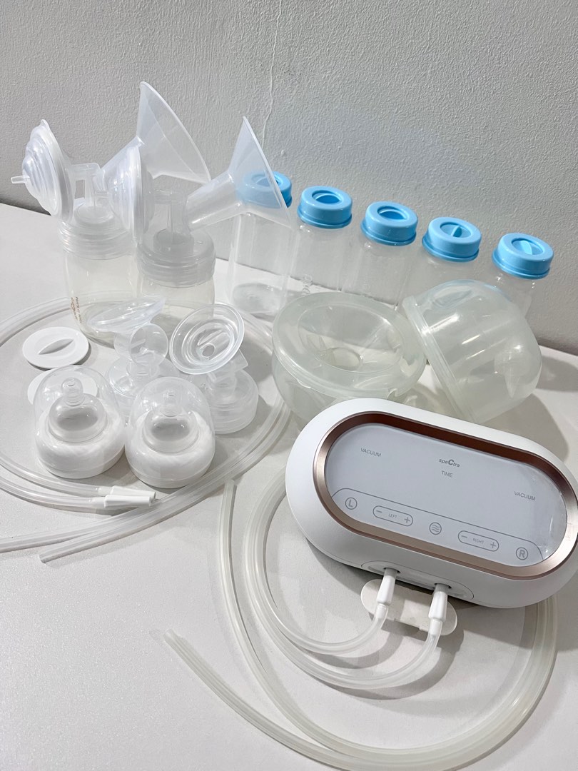 Spectra dual compact brest pump hands free full set, Babies & Kids ...